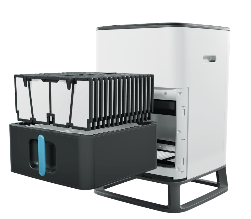 Commercial-scale air purifier for large spaces